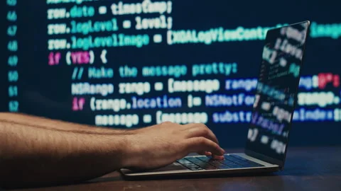 Man working with chat gpt bot AI online,... | Stock Video | Pond5