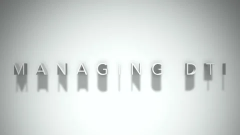 managing dti 3D title animation white te... | Stock Video | Pond5