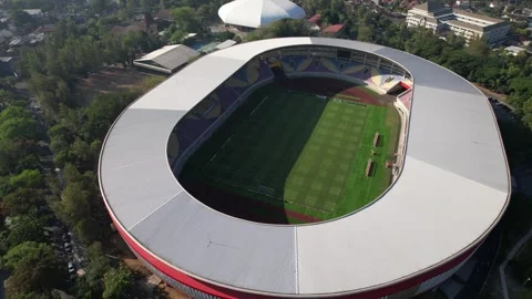 Manahan Solo Stadium, is a football stad... | Stock Video | Pond5