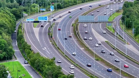 Manchester M60 Ring Road | Stock Video | Pond5