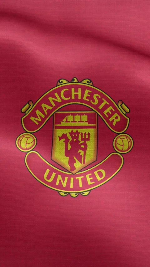 Manchester United England Red Vertical L... | Stock Video | Pond5