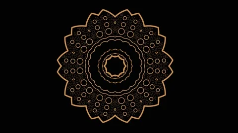 Mandala art background motion animation ... | Stock Video | Pond5