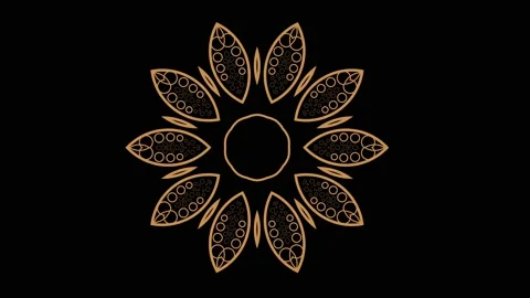 Mandala art background motion animation ... | Stock Video | Pond5