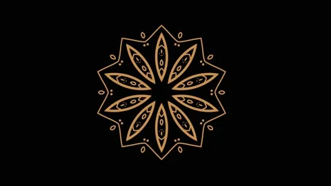 Mandala art background motion animation ... | Stock Video | Pond5