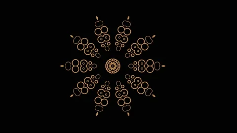 Mandala art background motion animation ... | Stock Video | Pond5