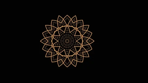 Mandala art background motion animation ... | Stock Video | Pond5