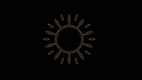 Mandala art background motion animation ... | Stock Video | Pond5