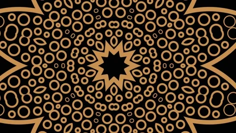 Mandala art background motion animation ... | Stock Video | Pond5