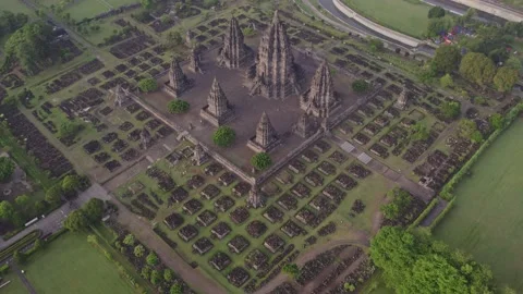 Mandala layout Prambanan Hindu Temple co... | Stock Video | Pond5