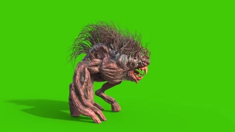Mane Monster Long Fangs Runcycle Green S... | Stock Video | Pond5