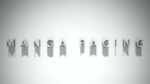 manga pacing 3D title animation white te... | Stock Video | Pond5