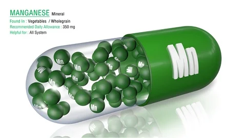 Manganese - Animated Mineral Capsule Con... | Stock Video | Pond5