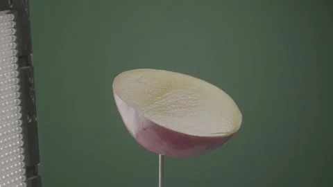 Mango rotating with loop on green screen... | Stock Video | Pond5