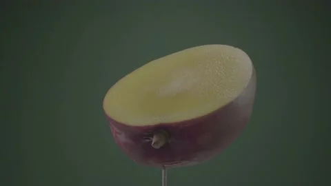 Mango rotating with loop on green screen... | Stock Video | Pond5