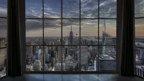 Manhattan timelapse New York City view f... | Stock Video | Pond5