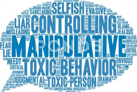 Manipulative Word Cloud: Royalty Free Illustration #82396882