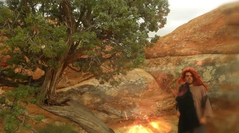 manly war cry yell yelling caveman cave ... | Stock Video | Pond5