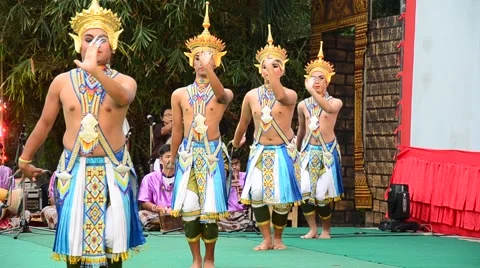 Manohra Dance Classical Thai tune form o... | Stock Video | Pond5