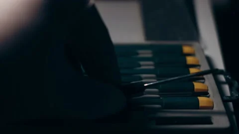 Mans hand assembling screwdriver set | Stock Video | Pond5