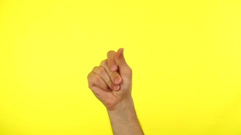 Man's hand snapping his finger doing the... | Stock Video | Pond5