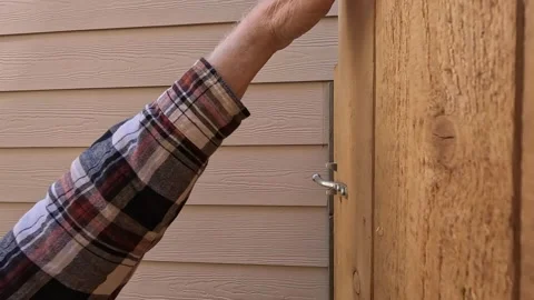 Man Opening Gate Stock Video Footage | Royalty Free Man Opening Gate ...