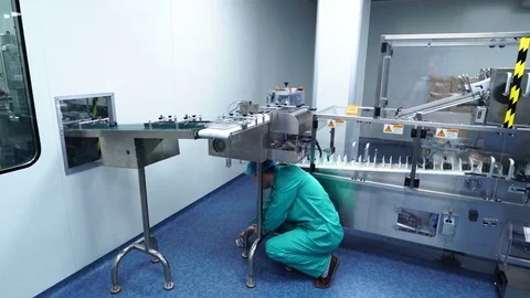 Manufacturing and packaging of tablets a... | Stock Video | Pond5