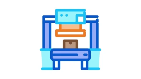 manufacturing factory tool Icon Animatio... | Stock Video | Pond5