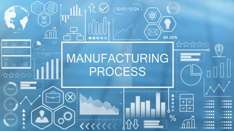 Manufacturing Process, Hologram Concept ... | Stock Video | Pond5