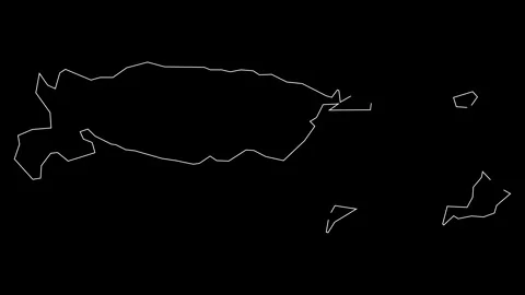 Manus province map of Papua New Guinea o... | Stock Video | Pond5