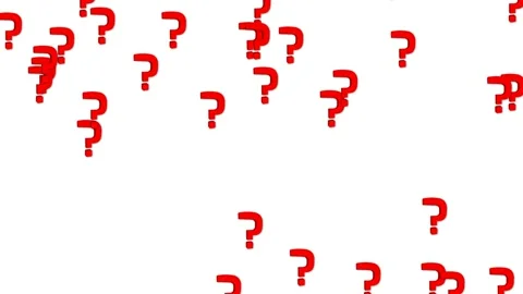 Many 3D question marks flying up. 4K ani... | Stock Video | Pond5