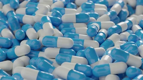 3D Animation Pill Capsule Stock Video Footage | Royalty Free 3D ...