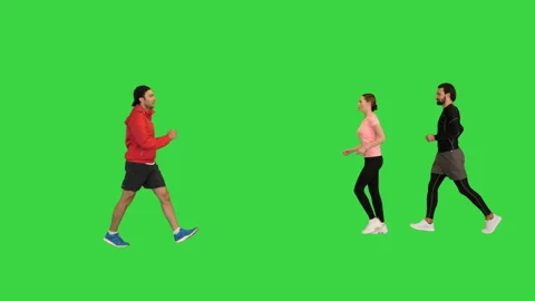 Crowd Running Green Screen Stock Footage ~ Royalty Free Stock Videos ...