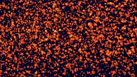 many flying fire bubbles. abstract backg... | Stock Video | Pond5