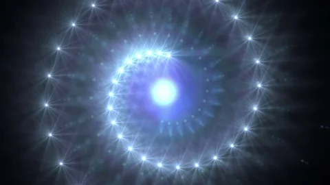 Many Light Flashes Effect Over Black Bac... | Stock Video | Pond5