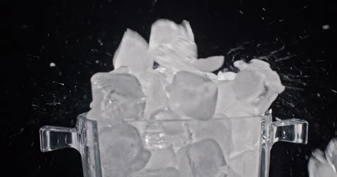 Many lion cubes fall into a container wi... | Stock Video | Pond5