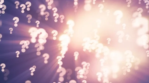 Many shiny random fading question marks ... | Stock Video | Pond5