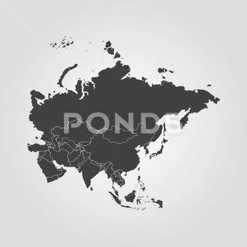 Map of Asia. Vector illustration. World map Illustration #108362164