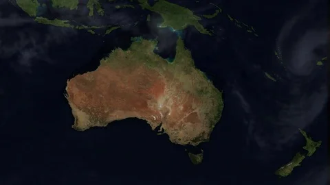 Map of Australia Seasons Changing Time-l... | Stock Video | Pond5