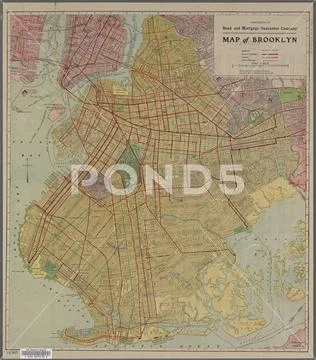 Map of Brooklyn. Cartographic. Maps. 1907. Lionel Pincus and Princess ...