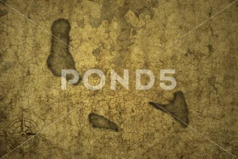 Map of comoros on a old vintage crack paper background . ~ Premium ...