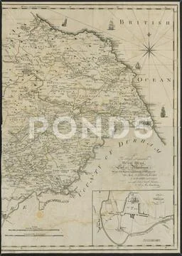 The Map of the County OF BERWICK Taken from, an Actual, Survey and laid ...