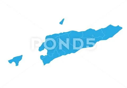 Map of East Timor. High detailed vector map - East Timor.: Graphic ...