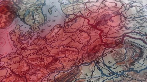 Map Illustration of Nazi Germany attack ... | Stock Video | Pond5