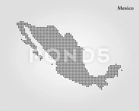Map of Mexico. Vector illustration. World map ~ Clip Art #108363223