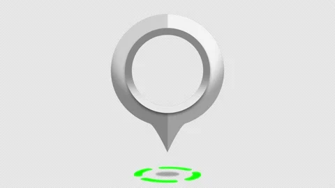 Map Pin Overlay - Map Pointer - Map Mark... | Stock Video | Pond5