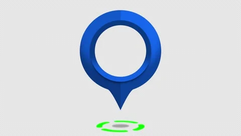 Map Pin Overlay - Map Pointer - Map Mark... | Stock Video | Pond5
