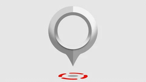 Map Pin Overlay - Map Pointer - Map Mark... | Stock Video | Pond5