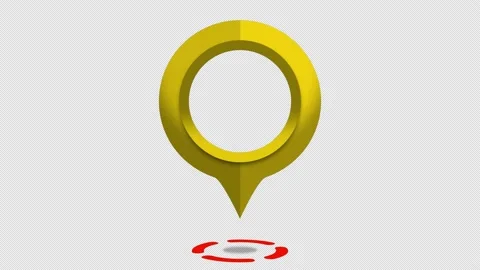 Map Pin Overlay - Map Pointer - Map Mark... | Stock Video | Pond5