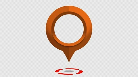 Map Pin Overlay - Map Pointer - Map Mark... | Stock Video | Pond5