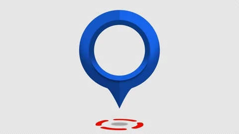 Map Pin Overlay - Map Pointer - Map Mark... | Stock Video | Pond5